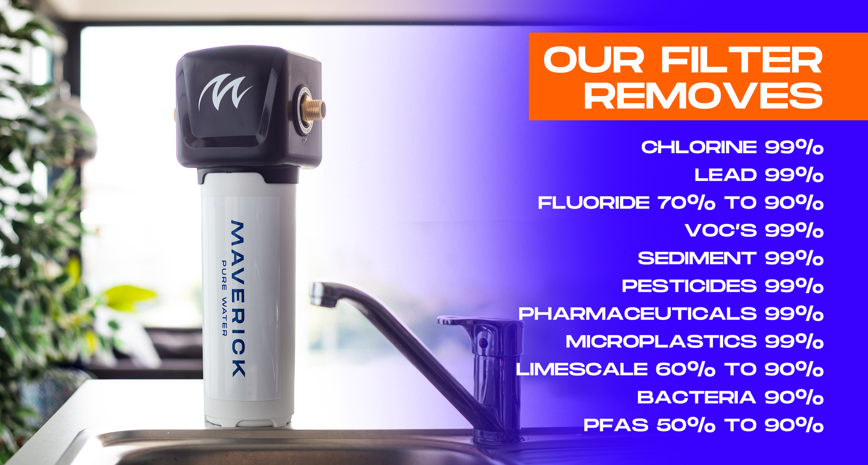 Maverick Pure Water Under Sink Filter and Filtration Device Experts